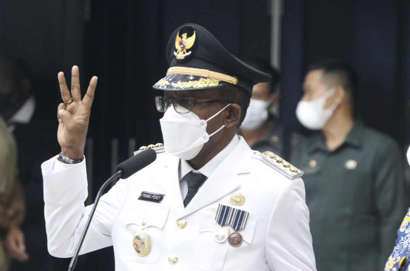 Satu Tahun Kepemimpinan Frans Pekey, Ini Sederet Kerja Nyatanya ...